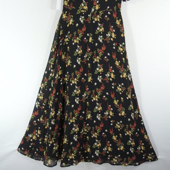 Reformation | Dresses | Nwt Reformation Vionette Open Back Floral Puff ...